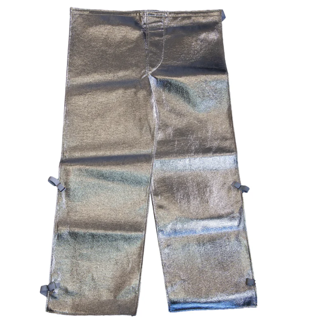 Aluminized Safety Leg Chaps — Tabletop Furnace